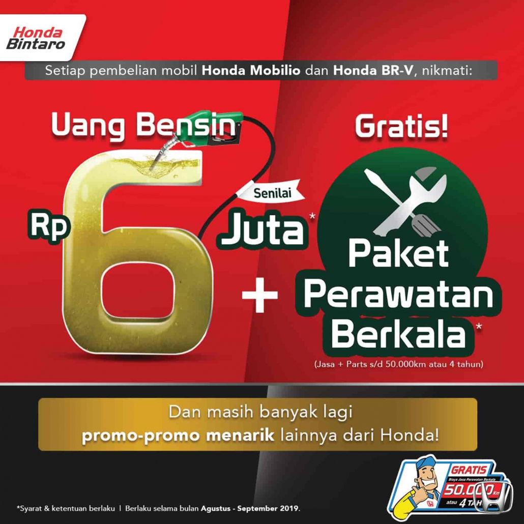 Promo Agustus Honda 2019 : Merdeka Punya Mobil Honda! - Honda Bintaro
