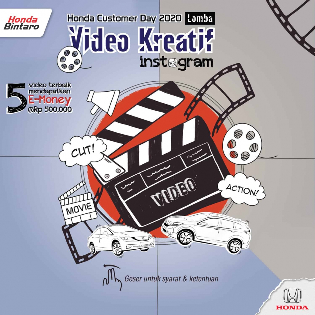 Lomba Video Kreatif Instagram - Honda Customer Day 2020 - Honda Bintaro