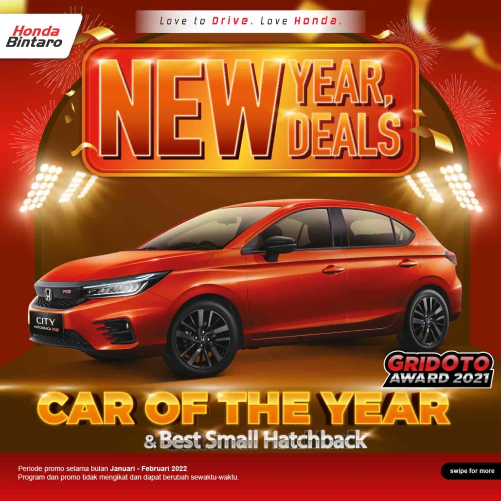 New Year Deals - Promo Mobil Honda Januari & Februari 2022 - Honda Bintaro