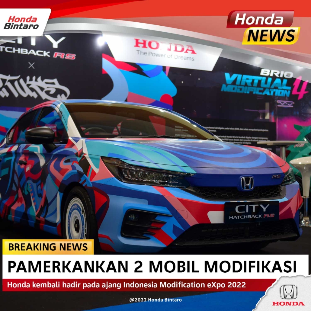 Honda Pamerkan 2 Mobil Modifikasi di Ajang IMX 2022 - Honda Bintaro