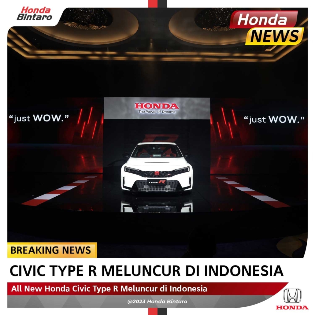 All New Honda Civic Type R Meluncur di Indonesia - Honda Bintaro