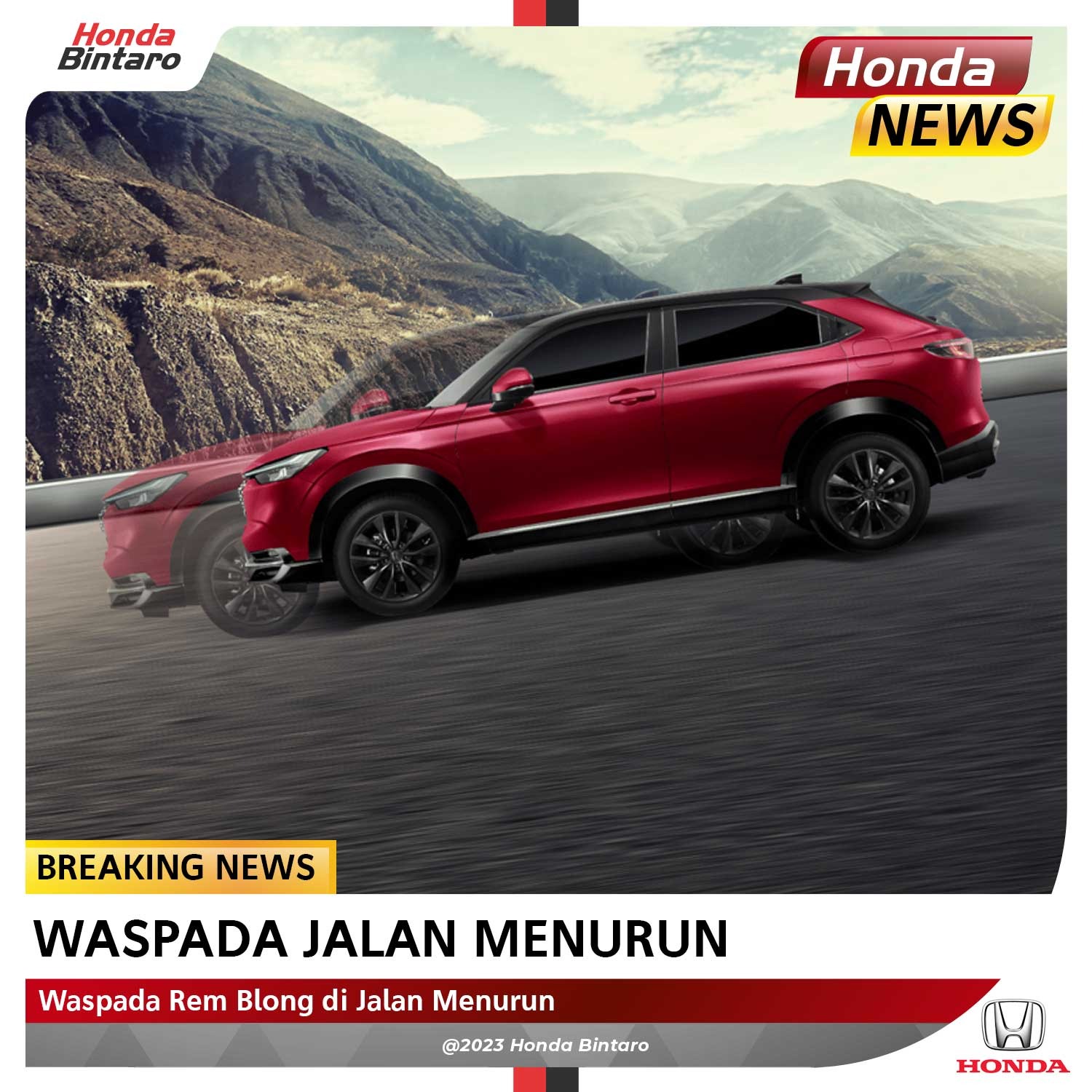 Waspada Rem Blong di Jalan Menurun - Honda Bintaro Waspada Rem Blong di Jalan Menurun - Honda Bintaro
