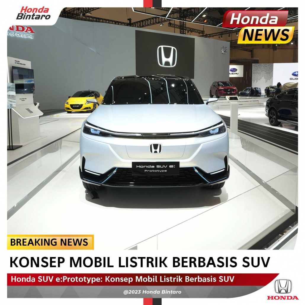 Honda SUV e:Prototype: Konsep Mobil Listrik Berbasis SUV - Honda Bintaro