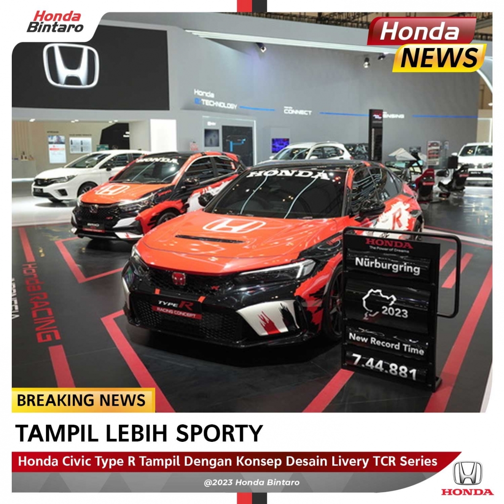 Honda Civic Type R Tampil Dengan Konsep Desain Livery TCR Series ...