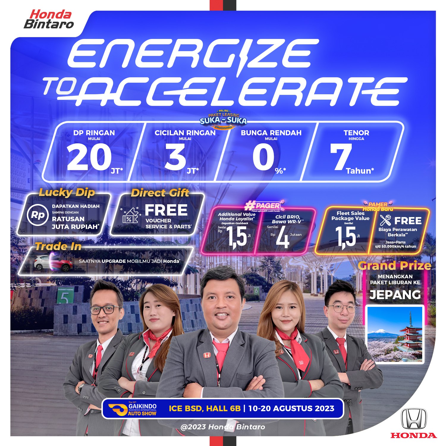 Promo Honda GIIAS 2023 - Honda Bintaro
