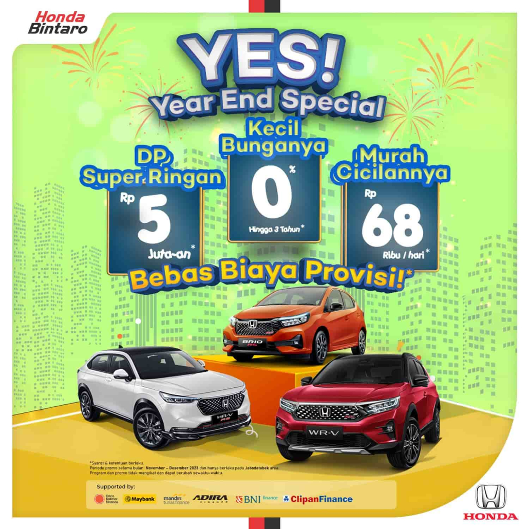 Program Akhir Tahun Honda YES (Year End Special) 2023 - Honda Bintaro