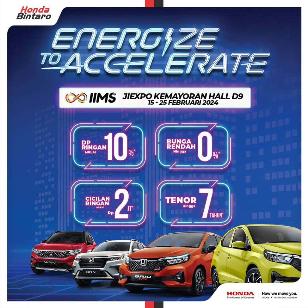 Program Energize to Accelerate Honda IIMS 2024 - Honda Bintaro