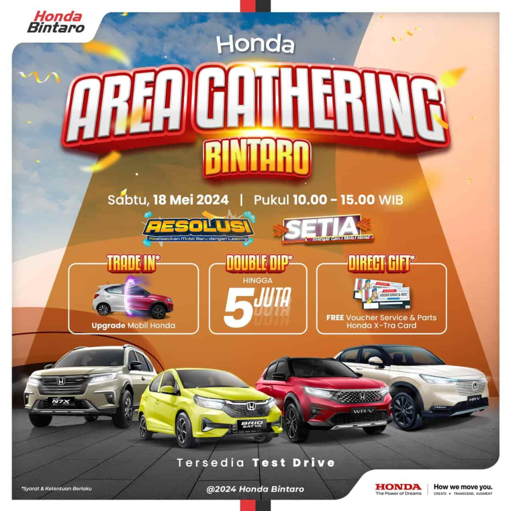 Promo Honda Area Gathering Jabodetabek – Bintaro Avenue - Honda Bintaro