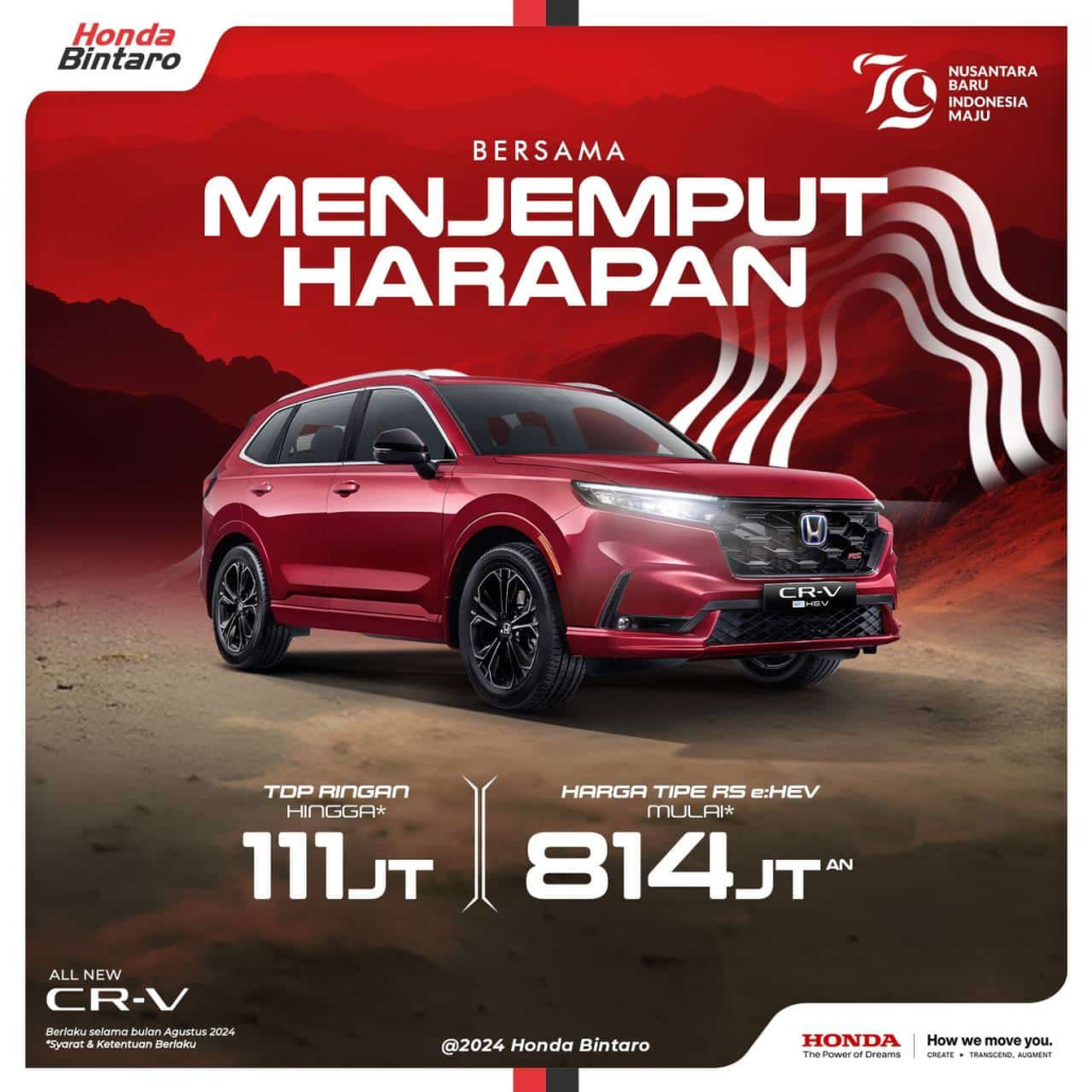 Merdeka Berkendara – Promo Honda Agustus Terbaru - Honda Bintaro