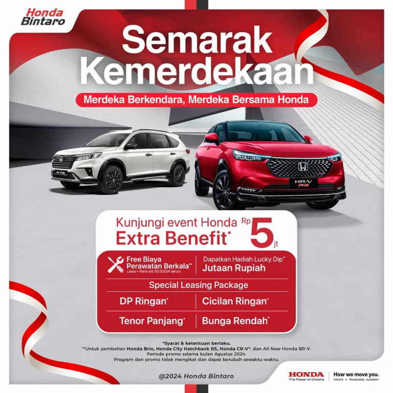 Semarak Kemerdekaan: Merdeka Berkendara Bersama Honda - Honda Bintaro
