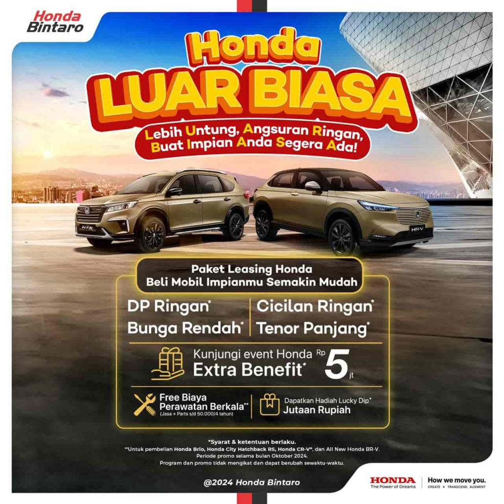 Program Honda Luar Biasa, Ada Apa Saja? - Honda Bintaro