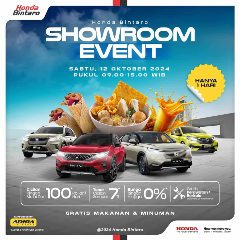 Showroom Event Honda Bintaro – 12 Oktober 2024 - Honda Bintaro