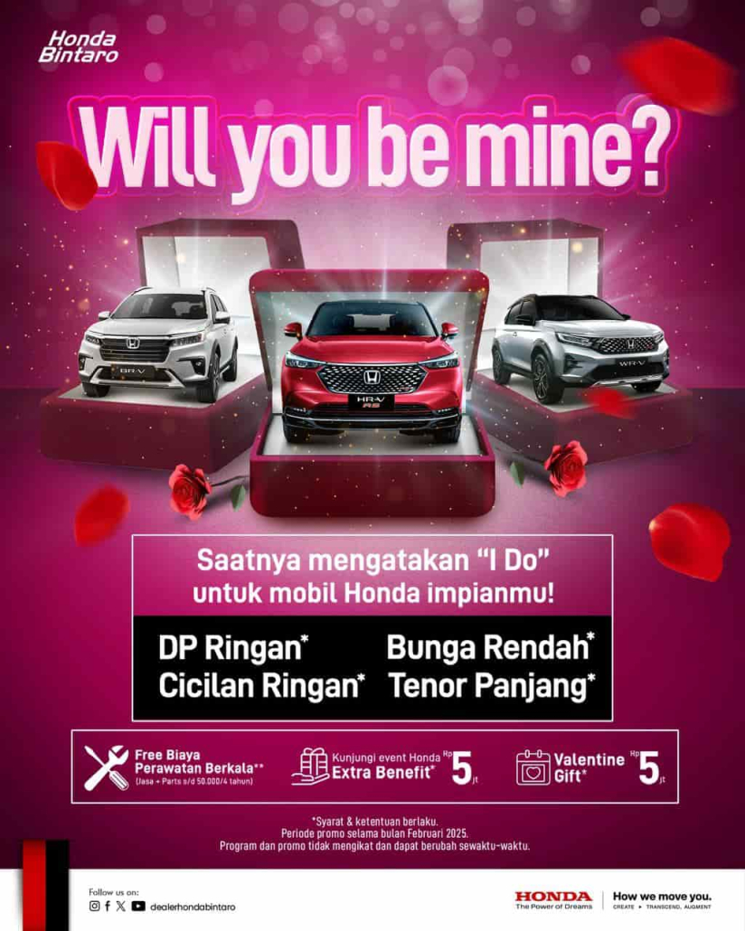 Will You Be Mine? – Program Honda Special Februari 2025 - Honda Bintaro