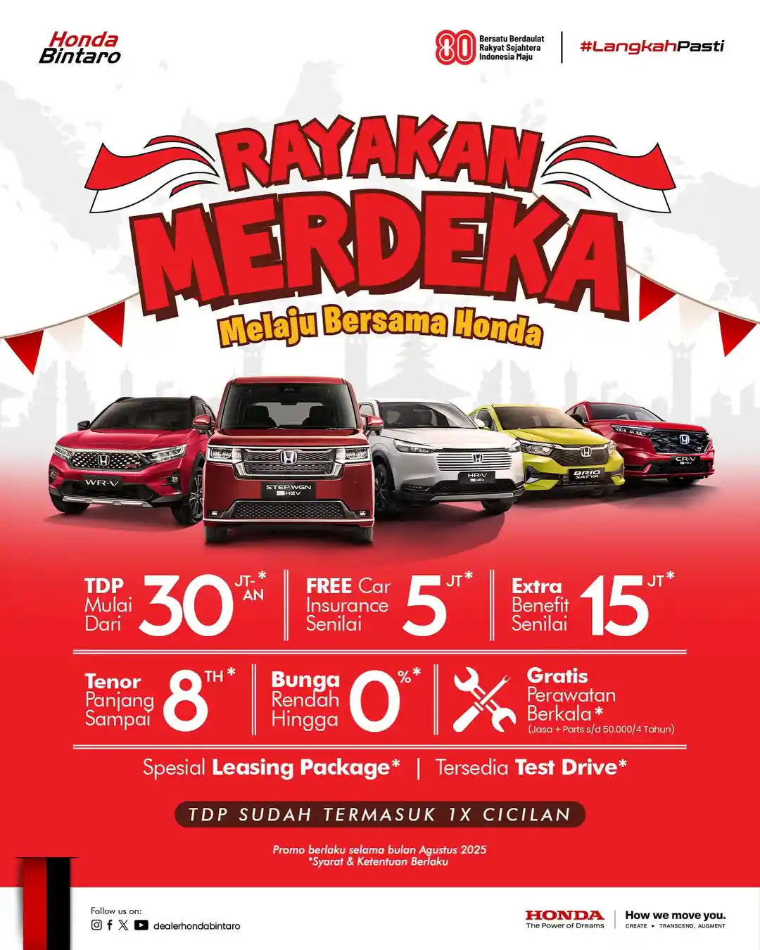 Rayakan Merdeka: Melaju Bersama Honda! - Honda Bintaro
